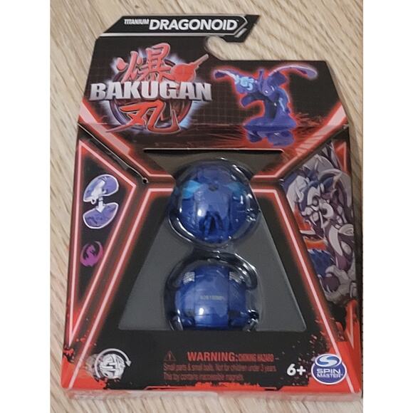 Spin Master | Toys | Titanium Dragonoid Figure Bakugan Blue Gen 3 Wave ...